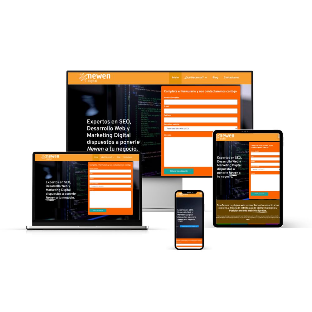 Landing Page - Newen Digital - Agencia SEO, Desarrollo Web y Marketing Digital